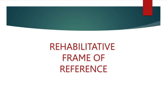 FRAMES OF REFERENCE USED IN CEREBRAL PALSY.pptx | Brain and Nervous System Disorders | Diseases ...