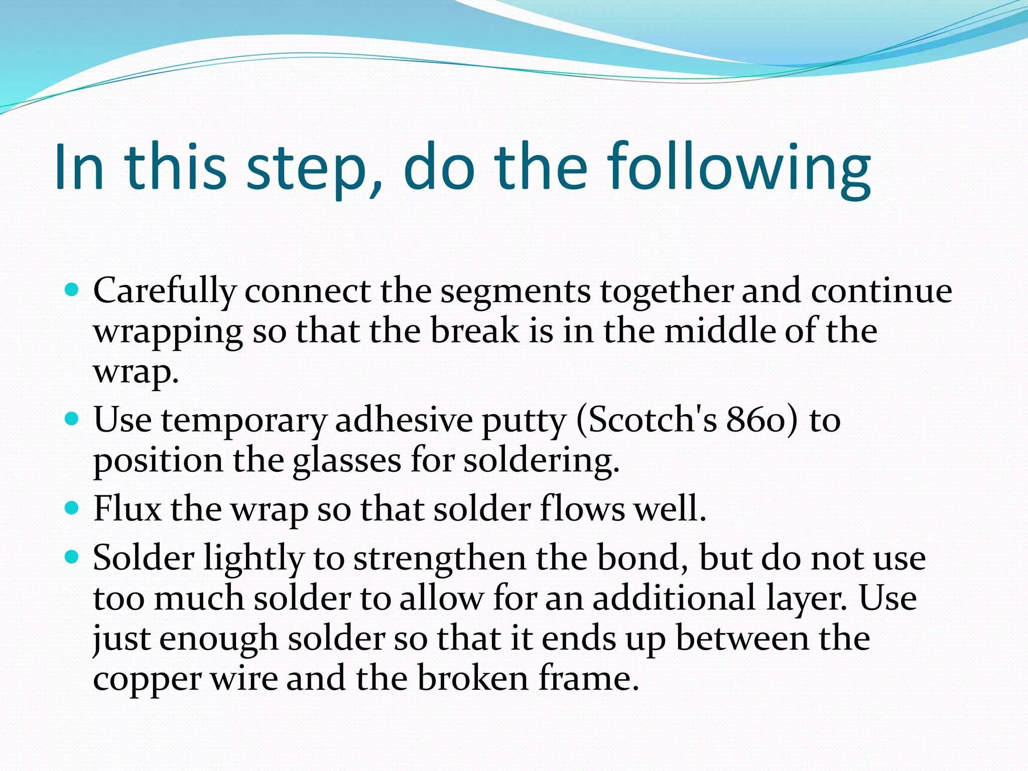 Frame soldering | PPTX