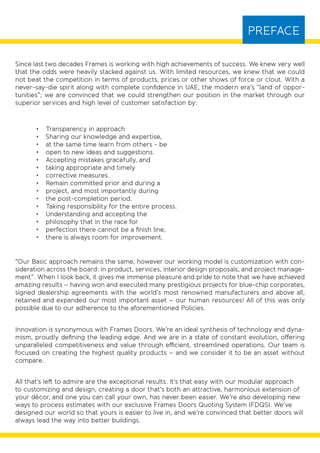 Frames D&W ind. Prequalification document | PDF