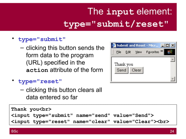 Frames tables forms | PPT | Web Design and HTML | Internet