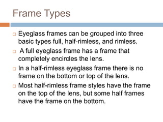 Frames types parts & Material.ppt · version 1.ppt
