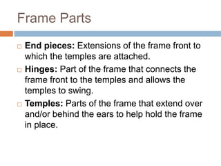 Frames types parts & Material.ppt · version 1.ppt