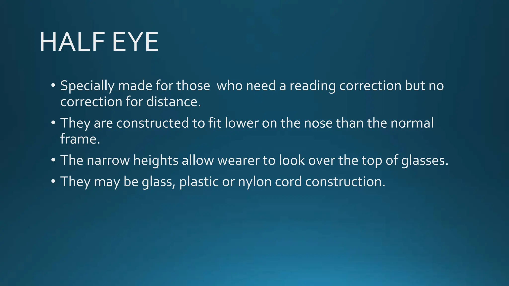 DISPENSING OPTICS AND OPTOMETRY FRAME TYPES.pptx