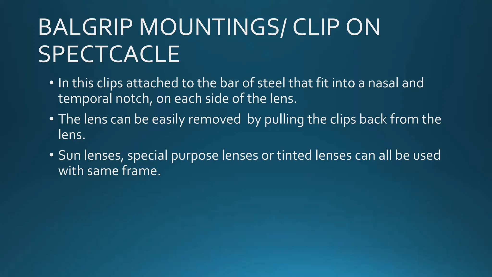 DISPENSING OPTICS AND OPTOMETRY FRAME TYPES.pptx