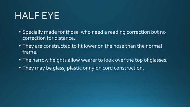 DISPENSING OPTICS AND OPTOMETRY FRAME TYPES.pptx
