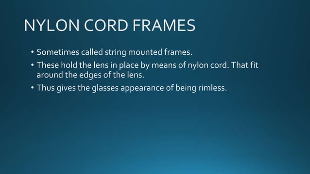 DISPENSING OPTICS AND OPTOMETRY FRAME TYPES.pptx