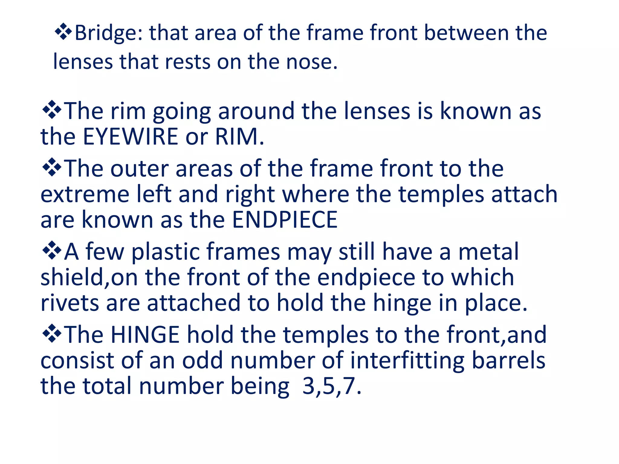 Frame types and parts | PPTX