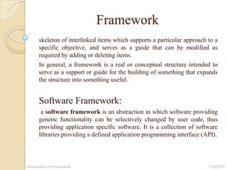 Framework | PPTX