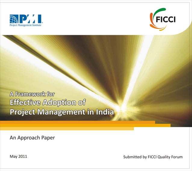 A Framework for Effective Adoption of Project Management in India | PPT