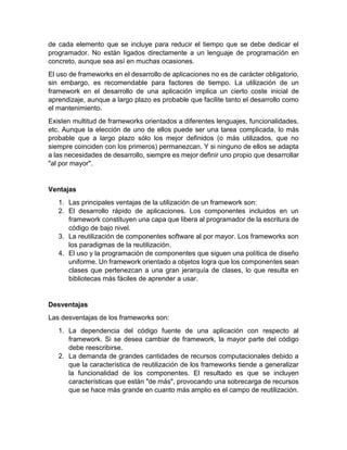 Framework de programacion de paginas web | PDF
