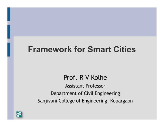 Framework for Smart City | PPT