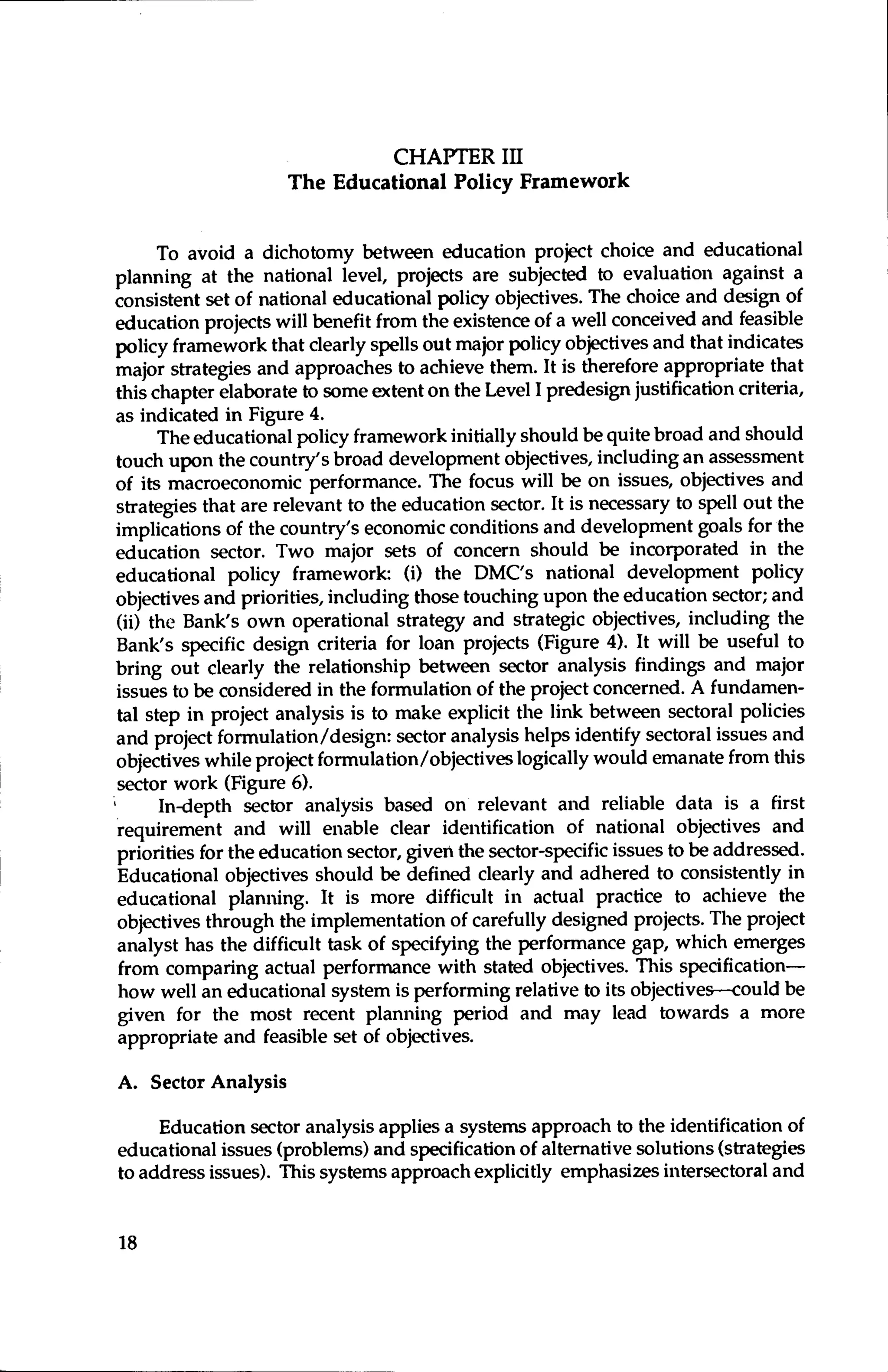 Framework criteria-appraisal-socioeconomic-justification-education ...
