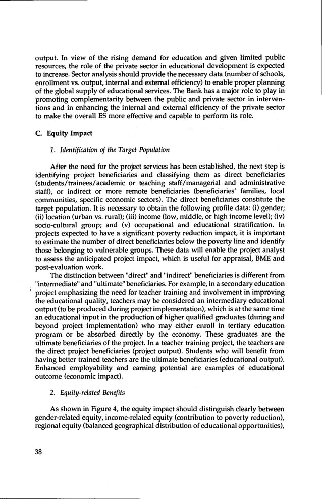 Framework criteria-appraisal-socioeconomic-justification-education-projects | PDF