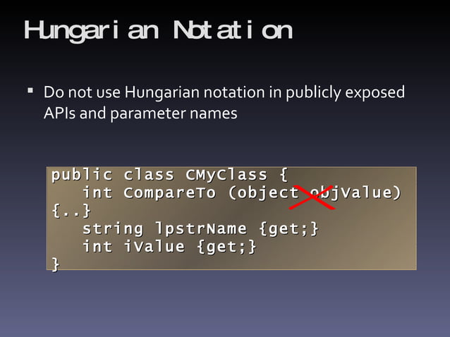 Framework Design Guidelines | PPT