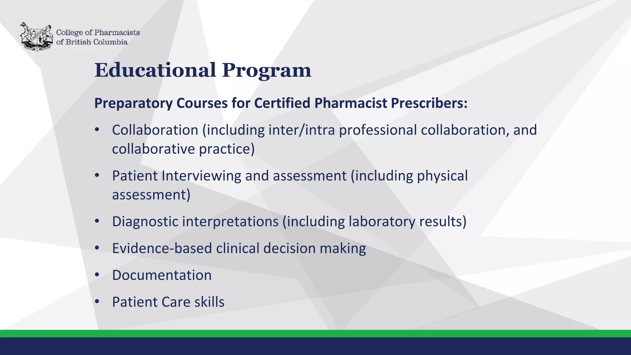 Framework for Pharmacist Prescribing in BC | PPTX | Pharmaceutical ...
