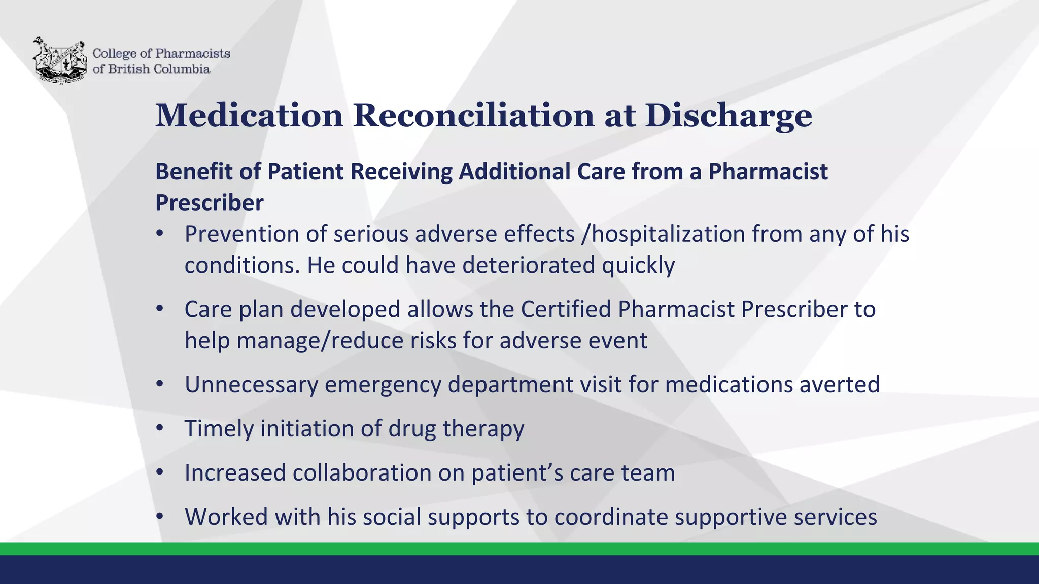 Framework for Pharmacist Prescribing in BC | PPTX | Pharmaceutical ...