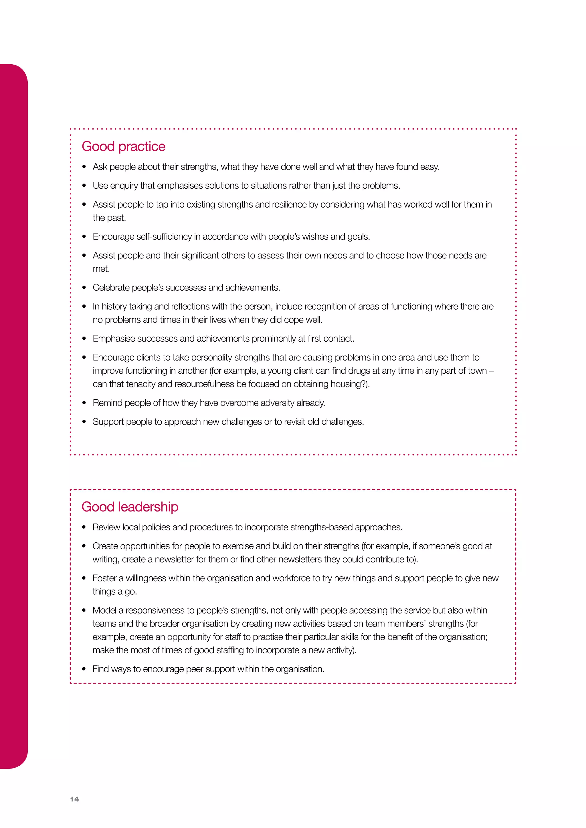 Framework for Recovery Oriented Practice | PDF