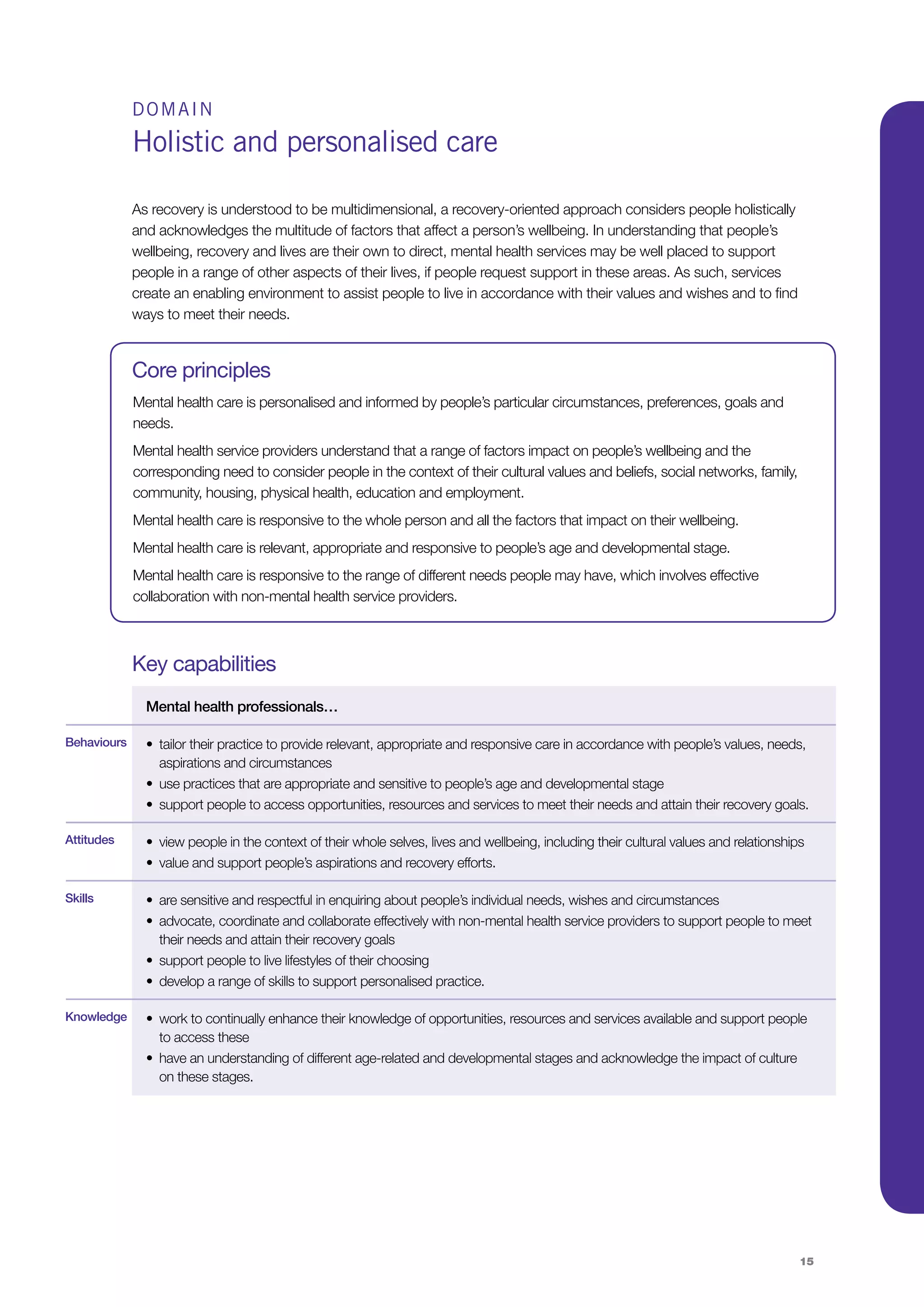 Framework for Recovery Oriented Practice | PDF