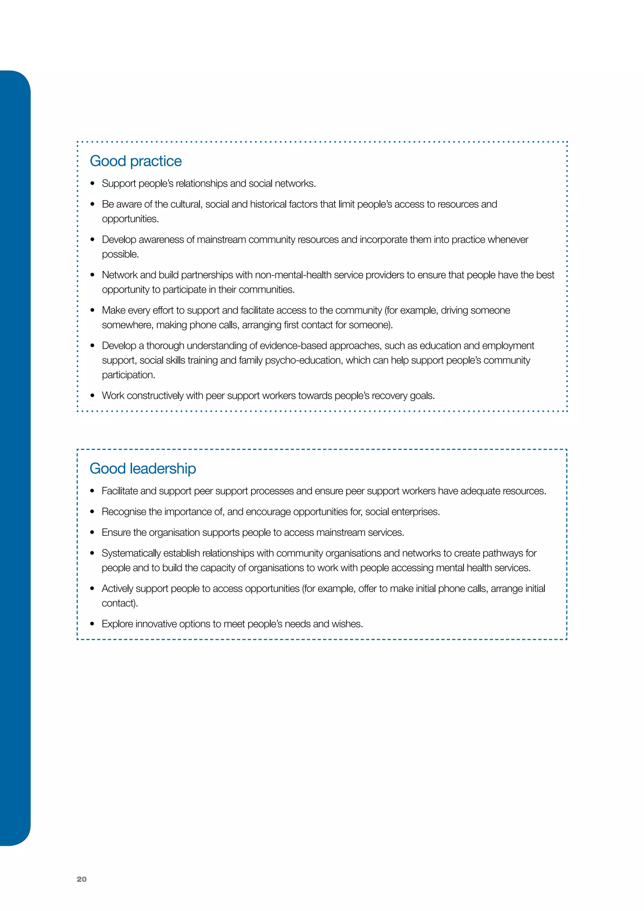 Framework for Recovery Oriented Practice | PDF