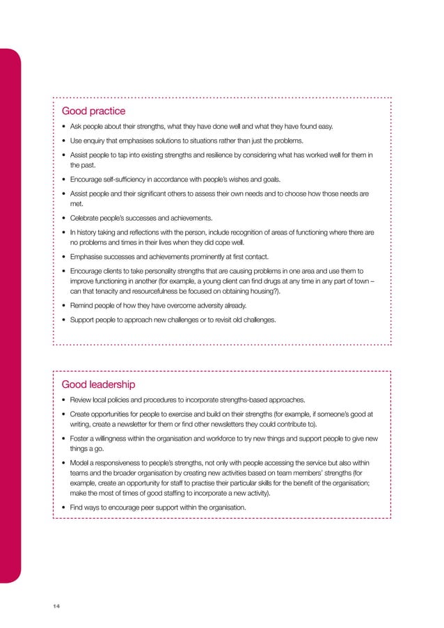 Framework for Recovery Oriented Practice | PDF