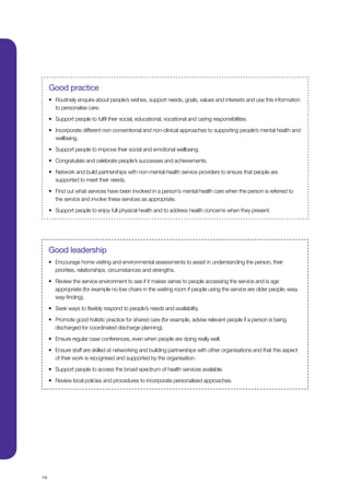 Framework for Recovery Oriented Practice | PDF