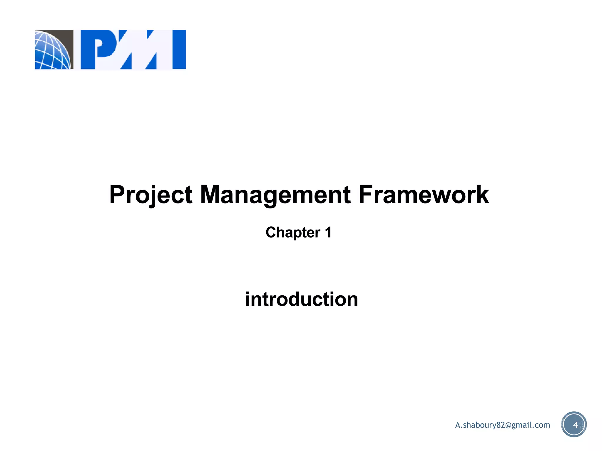 PMP / Framework 1 2-3 | PDF