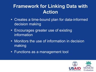 Framework for Linking Data with Action | PPTX