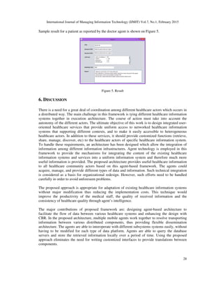 Framework Architecture for Improving Healthcare Information Systems using Agent Technology | PDF ...