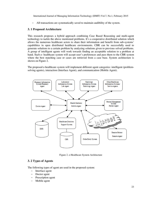 Framework Architecture for Improving Healthcare Information Systems using Agent Technology | PDF ...