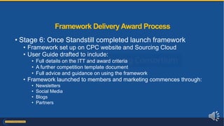 Framework delivery from inception to launch. nov 2019 | PPT