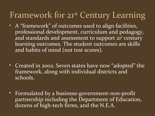 Framework for 21st_century_learning | PPT