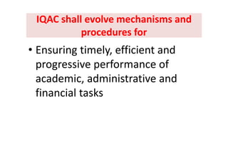 Framework for academic and administrative audit | PDF