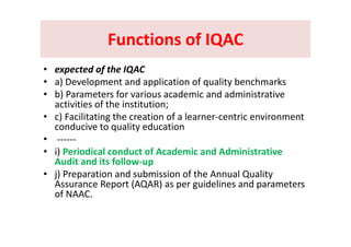 Framework for academic and administrative audit | PDF