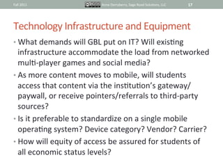 Framework for Adoption of GBL in HED | PPT