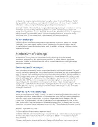 Framework for cybersecurity info sharing | PDF