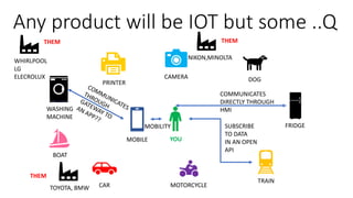 Frame work for Consumer IOT | PPTX