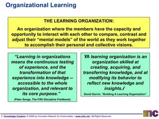 Framework For Knowledge Creation | PPT