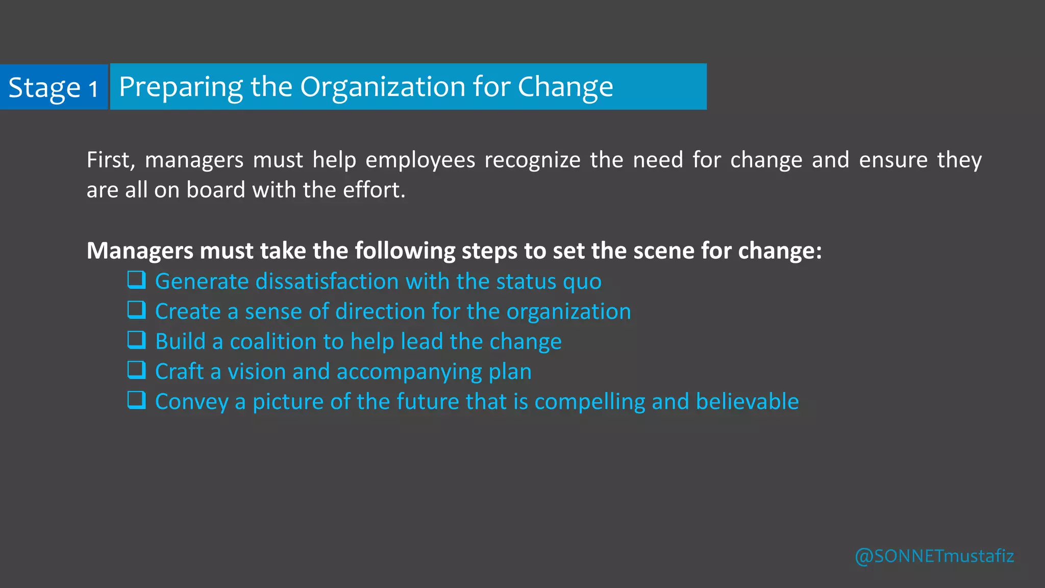 Framework for Managing Organizational Change | PPSX
