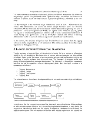 Framework for tagging software in web application | PDF