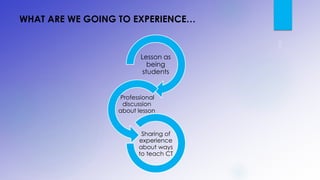 Framework for teaching critical thinking: Experience of teaching ...