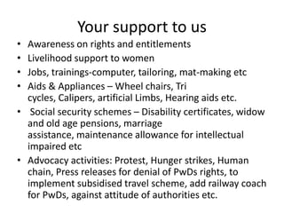 Framework for W4W pitch to prospective donors | PPT