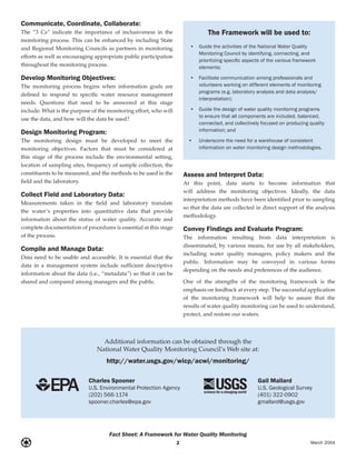 Framework for wqm | PDF