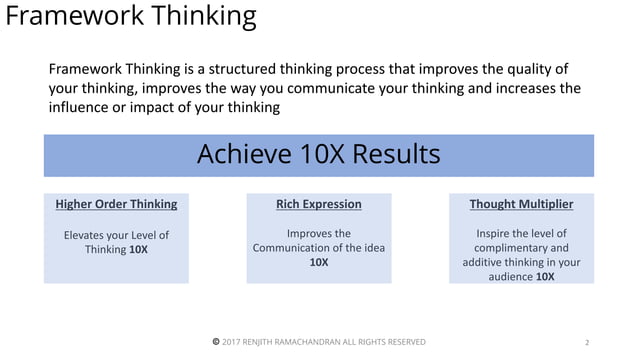 Framework Thinking | PPT