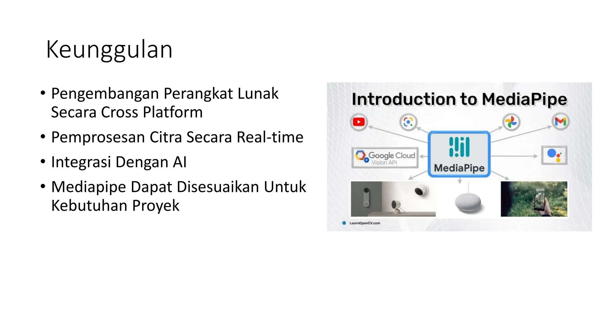 Framework Mediapipe Dalam Pengolahan Citra Digital | PPTX