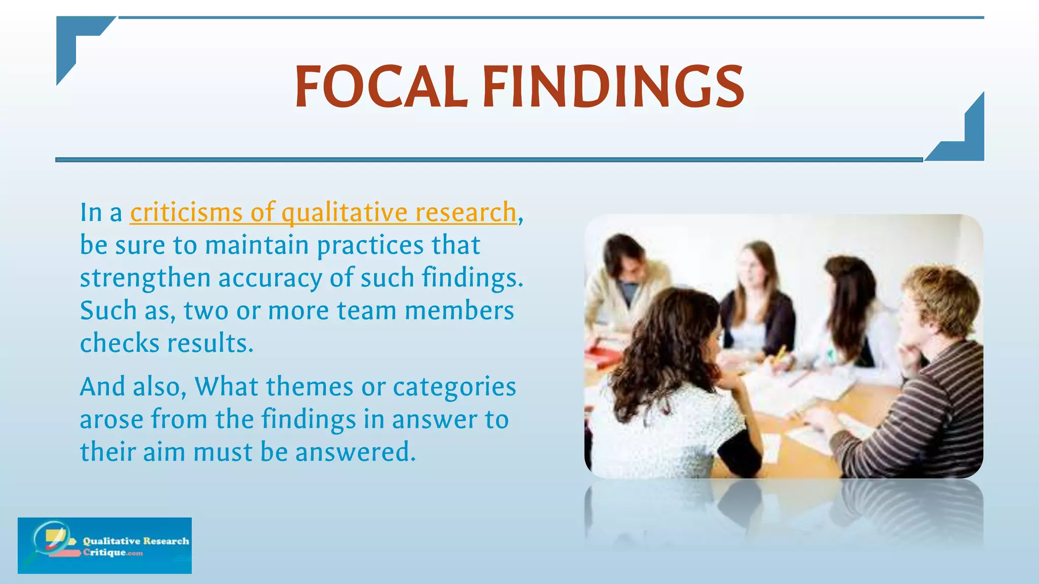 Framework of A Critique Qualitative Research Article | PPTX