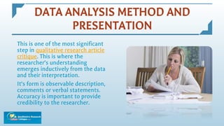 Framework of A Critique Qualitative Research Article | PPTX