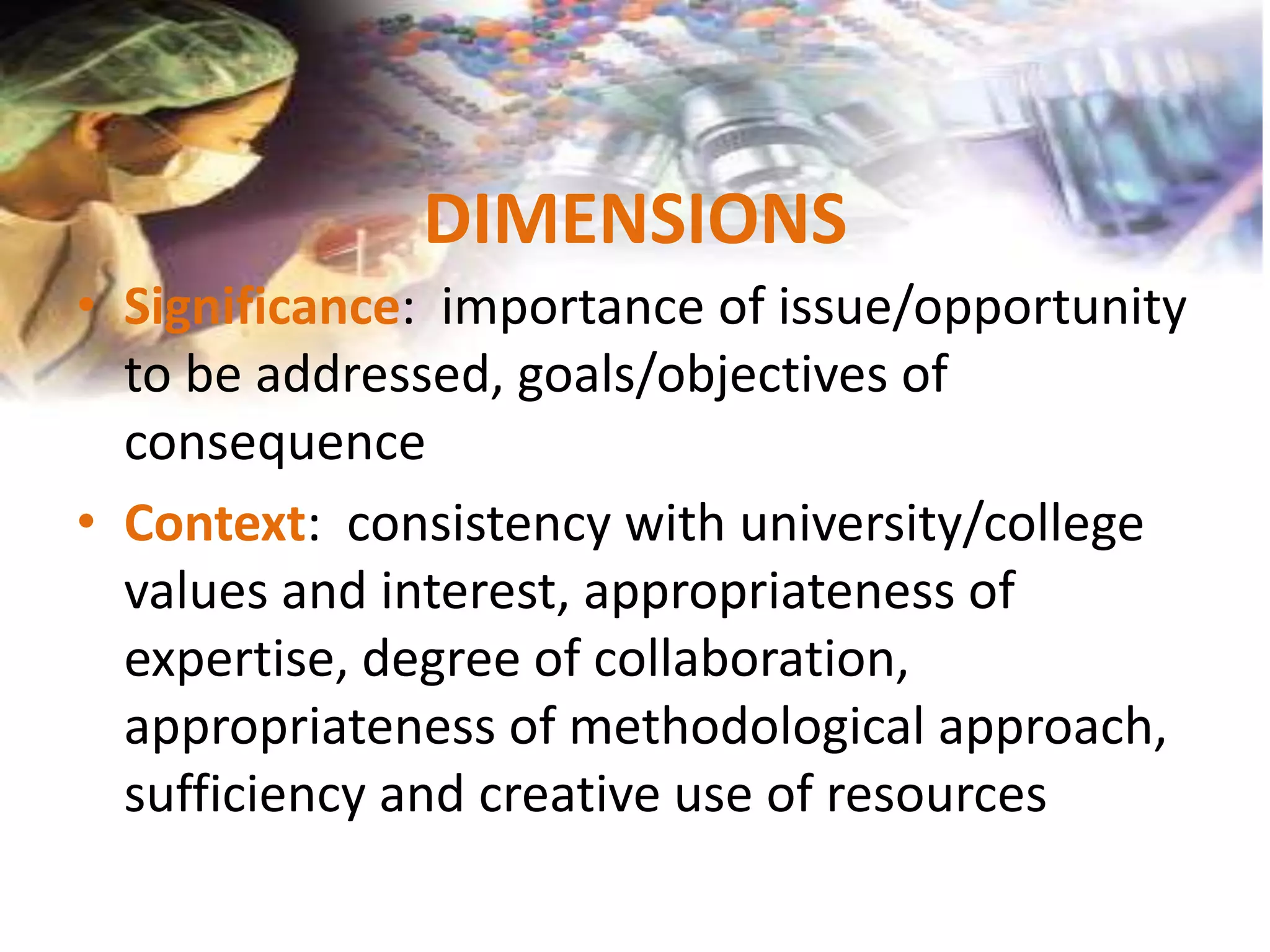 Framework of impact based college extension program | PPTX