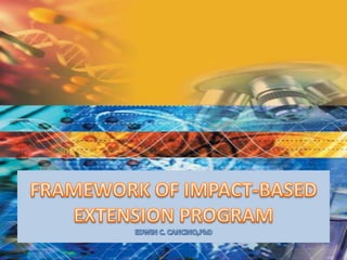 Framework of impact based college extension program | PPTX