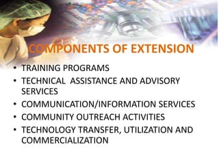 Framework of impact based college extension program | PPTX