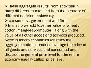 Macro economics ppt | PPTX